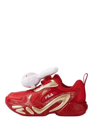 FILA Fashion Sneakers - Red/gold