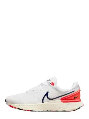 Nike React Miler 3 Athletic Sneakers - White/bright Crimson/sail