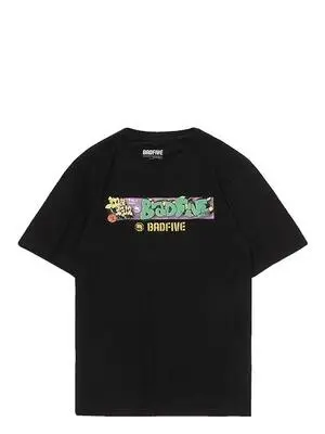 LI-NING Badfive Basketball Series Element Printing Tee - Black