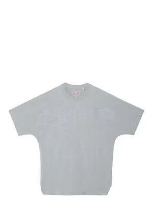 LI-NING Li-ning Big Logo Crew Neck T-shirt 'grey' Grey
