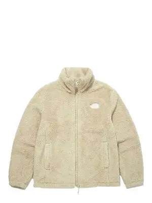 The North Face Fleece Zip Up Jacket - Beige