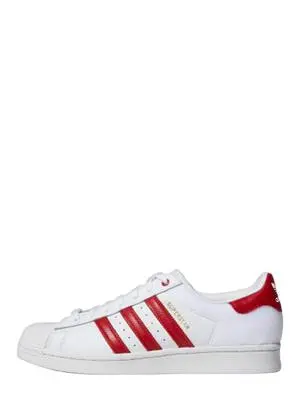 Adidas Superstar "velcro Patches - Red