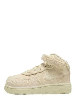 Nike X Stussy Air Force 1 Mid 'fossil - Tan
