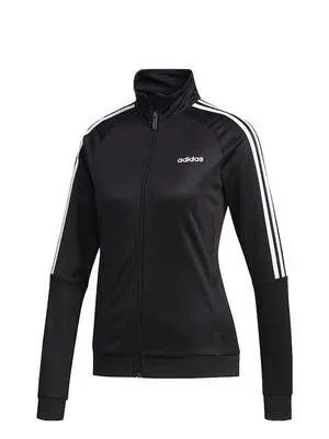 Adidas Stand Collar Casual Sports Jacket - Black