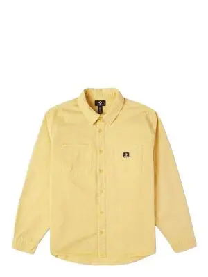 CONVERSE Woven Button Cardigan Jacket - Gold