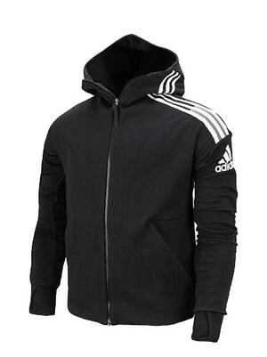Adidas Zne 3-stripes Hooded Jacket - Black