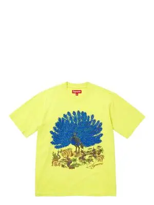SUPREME Supreme Fw25 Peacock S/s T-shirt 'lime'