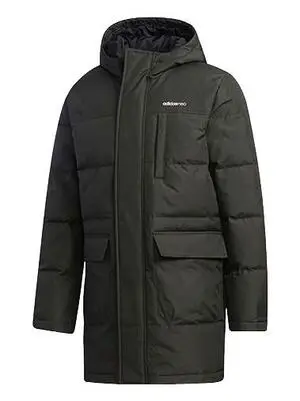 Adidas Neo Wint Dwn Prka Hooded Down Jacket - Brown