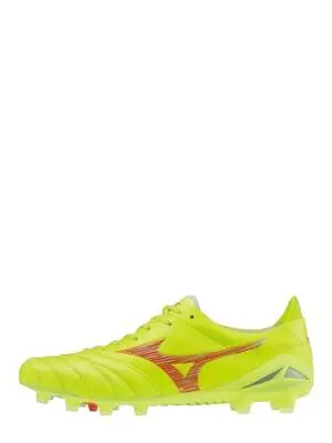 Mizuno Morelia Neo Iv Soccer Cleats - Neon Yellow/red/silver