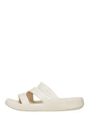CROCS Getaway Strappy Slides - White