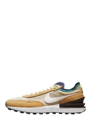 Nike Nike Waffle One Low Top Sneakers Cream/brown