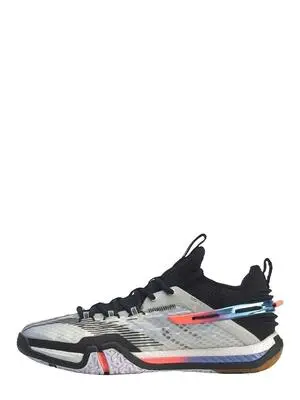 LI-NING Ground Flying Badminton Shoes - Standard White/standard Black