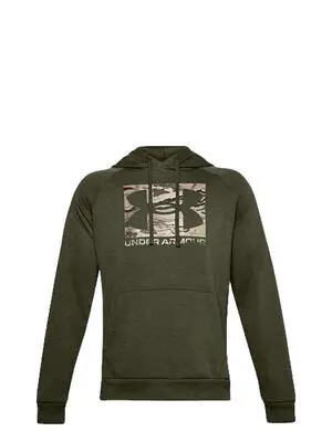 Under Armour Logo Printed Hooded Drawstring Hoodie - Green