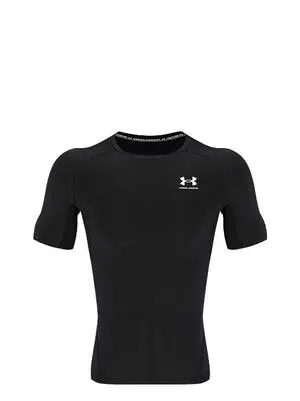 Under Armour Heatgear Compression Short Sleeve T-shirt - Black/white