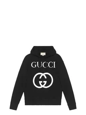 Gucci Interlocking G Hoodie - Black