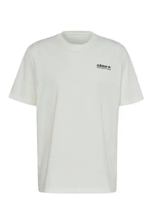 Adidas Originals Outdoor Logo Printing Short Sleeve Jade White T-shirt - Default Color