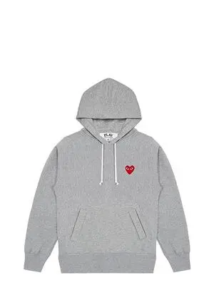 PLAY COMME DES GARCON COMME Des GARCONS PLAY Red Love Logo Hoodie