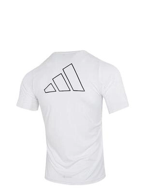 Adidas Athleisure Casual Sports T-shirt With Large Logo - Multi-color