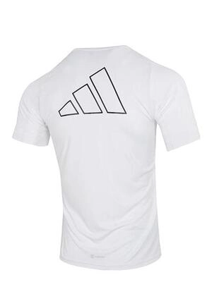 Adidas Athleisure Casual Sports T-shirt With Large Logo - Multi-color