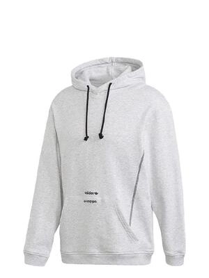 Adidas Solid Color Hoodie With Drawstring - Multi-color