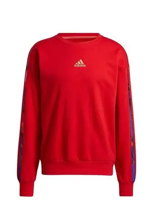 Adidas Mic Graphic Crew Sweatshirt - Light Red