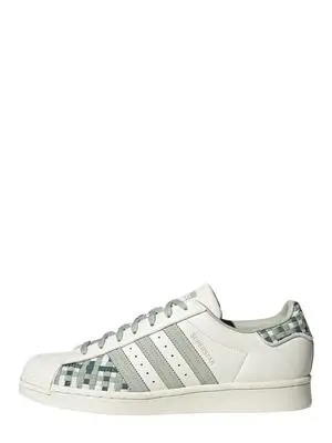 Adidas Originals Superstar Sneakers - White/green