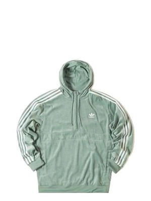 Adidas Originals Cozy Half-zip Hoodie - Green