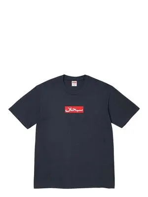 Supreme Ss26 Arabic Box Logo T-shirt - Navy