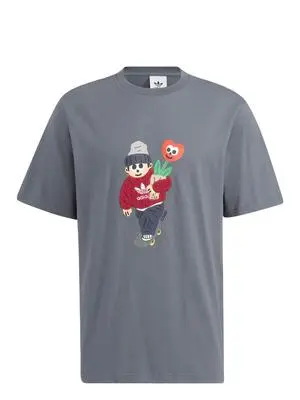 Adidas Originals X Charr Morita Crossover Valentine's Day Tee 'grey - Default Color