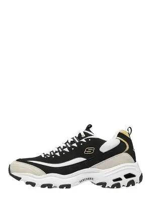 Sketchers D'lites Sneakers - Black/beige/white