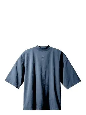 Yeezy Yeezy Gap Ss22 Logo 3/4 Sleeve Tee 'dark Blue' Blue