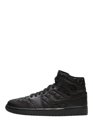 JORDAN Air Jordan 1 Mid SE Quilted Sneakers Black