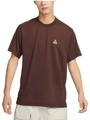 Nike Dri-fit Adv Goat Rocks Short-sleeve Top - Brown