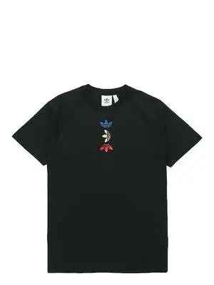 Adidas Originals Trefoil Tee Ref/met - Black
