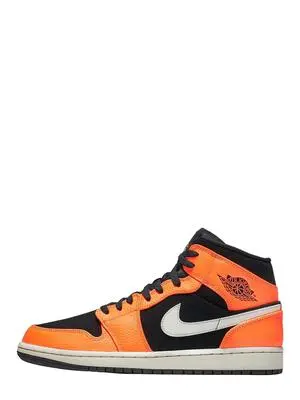 JORDAN Air Jordan 1 Mid 'black Cone' Black/cone-light Bone