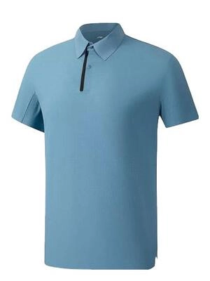 LI-NING Logo Training Polo Shirt - Blue