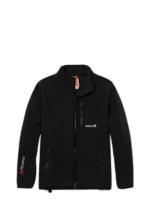 Timberland Polartec Fleece Zip-up Jacket - Black/white/red