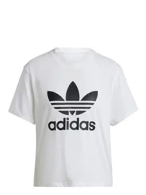 Adidas Adicolor Trefoil Boxy T-shirt - White/black