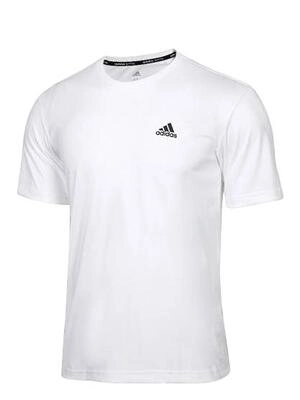 Adidas Sports Round Neck Short Sleeve T-shirt - White
