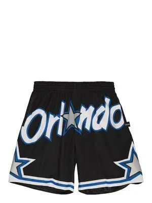 Mitchell & Ness X Nba Orlando Magic Big Face 2.0 Shorts - Black