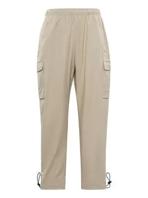 Nike Logo Small Label Embroidered Woven Cargo Casual Pants/trousers Light Brown - Multi-color