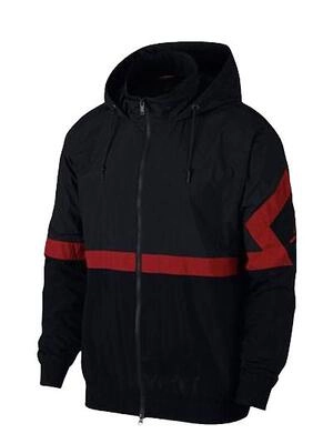 JORDAN Casual Sports Hooded Jacket - Black
