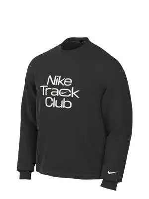 Nike Track Club Long Sleeve Sweatshirt - Black