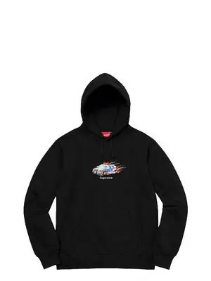 Supreme Cop Car Hooded Sweatshirt - Black