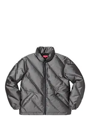 Supreme Iridescent Puffy Jacket Black