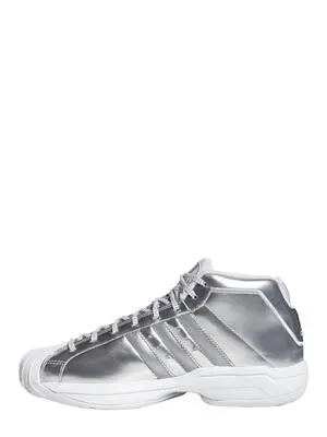 Adidas Adidas Pro Model 2G High Top Sneakers Silver