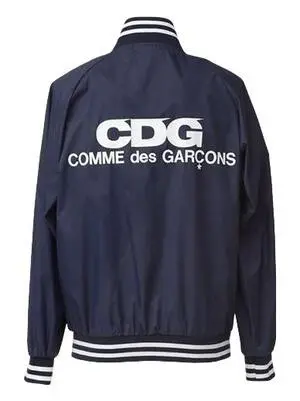 Comme Des Garçons Varsity Jacket - Navy