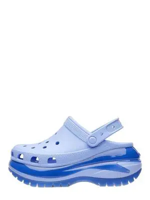 CROCS Classic Mega Crush Clogs - Blue/purple