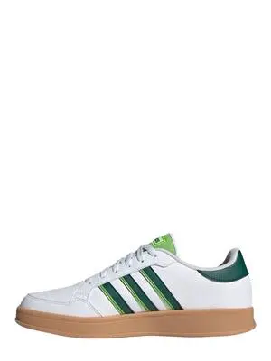 Adidas Breaknet Sneakers - Cloud White/forest Green/semi Lucid Lime