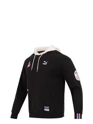 PUMA Team Badge Hoodie - Black